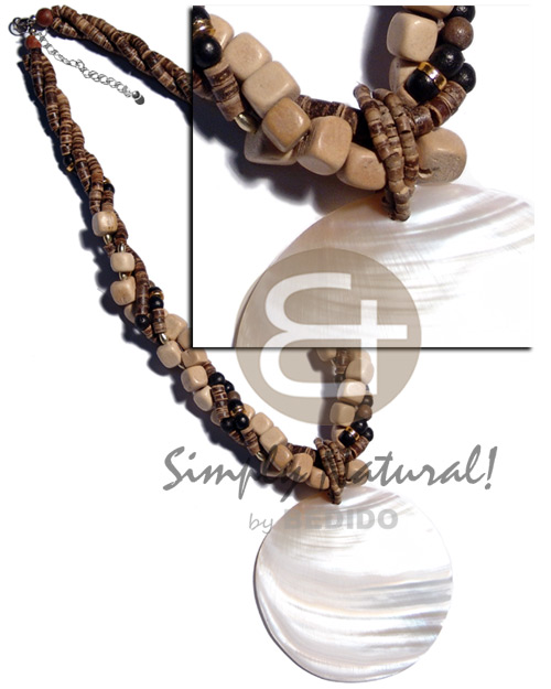 Natural shell necklace wholesale handmade fashion jewellery
