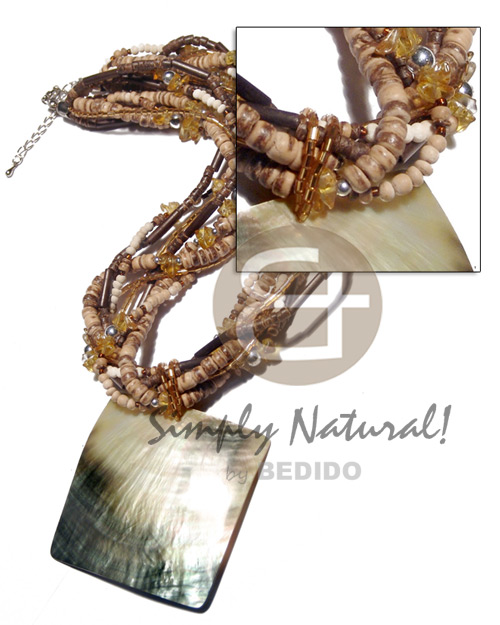 Natural shell necklace wholesale handmade fashion jewellery
